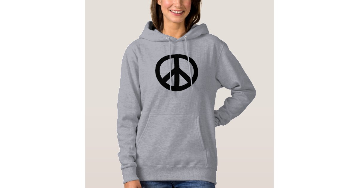 Peace Sign Symbol Hoodie | Zazzle