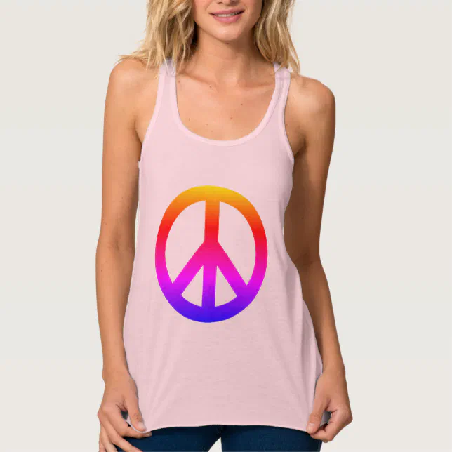 Peace Sign Symbol Tank Top | Zazzle