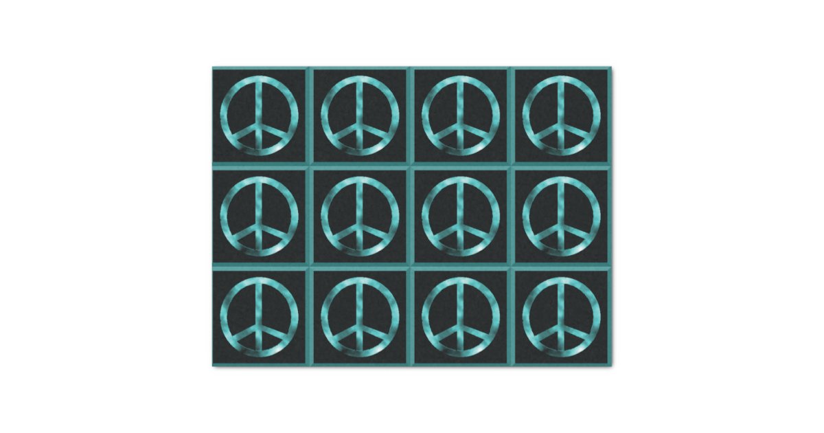 PEACE SIGN Tissue Paper | Zazzle