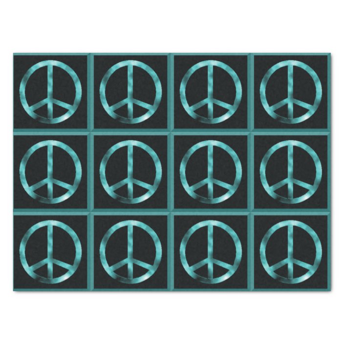 PEACE SIGN Tissue Paper | Zazzle.com