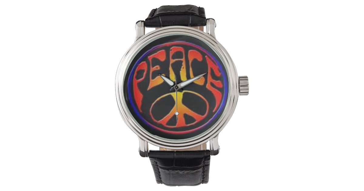 Peace Sign Watch | Zazzle