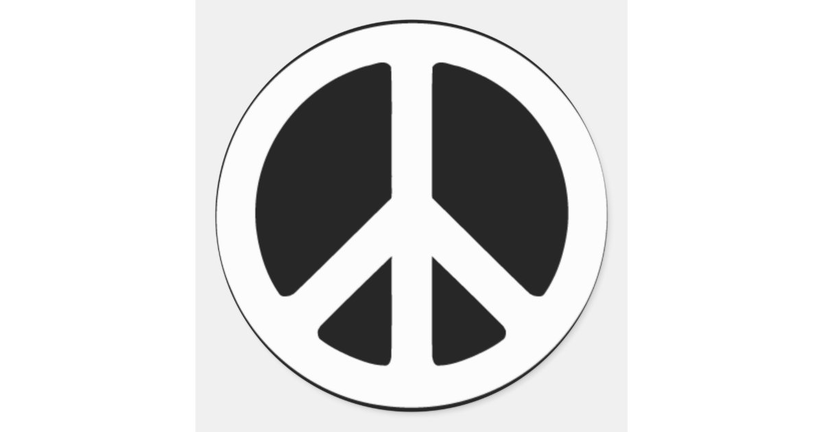 Peace Sticker | Zazzle