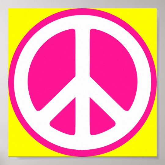 Peace Symbol Poster | Zazzle.com