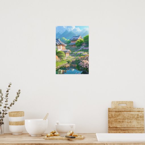 Peaceful Countryside Living Poster | Zazzle