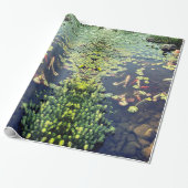 Peaceful Koi Fish Pond Wrapping Paper | Zazzle