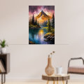 Peaceful River in a Forested Eden Poster | Zazzle