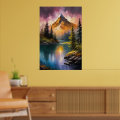 Peaceful River in a Forested Eden Poster | Zazzle