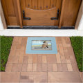 Peaceful Siamese Cat Painting Doormat | Zazzle