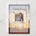 Peaceful Sunset Field Photo Funeral Program | Zazzle