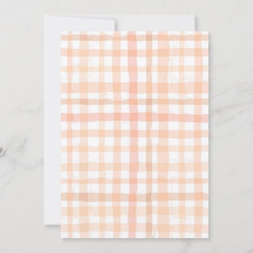 Peach Birthday Invitation | Watercolor Peach | Zazzle