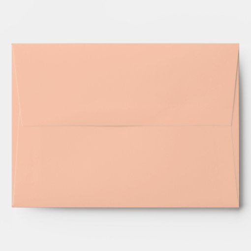 Peach Envelope, Peach Wood Liner Envelope | Zazzle