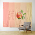 Peach Fuzz Baby Shower Backdrop | Zazzle