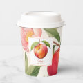 Peach Fuzz Baby Shower Paper Cups | Zazzle