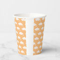 Peach Graduation Caps Paper Cups | Zazzle