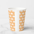 Peach Graduation Caps Paper Cups | Zazzle