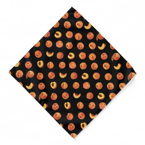 Peach pattern bandana | Zazzle