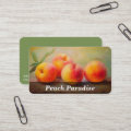 Peach / Peaches Business Card | Zazzle