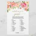 Peach Pink "How Well Do You Know The Bride" Game | Zazzle