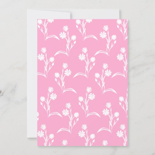 Peach, Pink Wild Flowers Sweet 16 Birthday Invitation | Zazzle