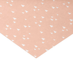 Peach Tiny Triangles Tissue Paper | Zazzle