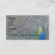 Peacock Business Card | Zazzle