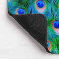 Peacock Feather Blue Mouse Pad | Zazzle
