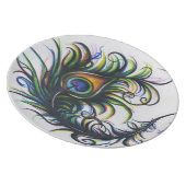 Peacock Feather Plate | Zazzle