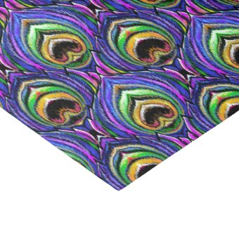 peacock feather tissue paper | Zazzle