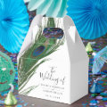 Peacock Feather | Wedding Favor Box | Zazzle