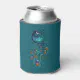 Peacock Feathers Teal Peacocks Can Cooler | Zazzle