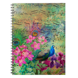 Peacock Notebooks & Journals | Zazzle