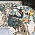 Peacock & Fruit Design by Mabel C. Dibble Art Deco Ceramic Tile | Zazzle
