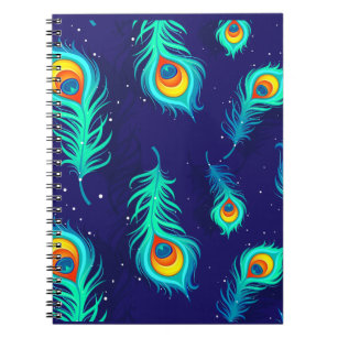 Peacock Notebooks & Journals | Zazzle