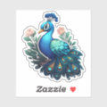 Peacock Sticker | Zazzle
