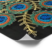 Peacock String Art Poster | Zazzle