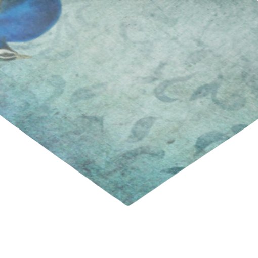 Peacock Tissue Paper for Craft & Collage | Zazzle