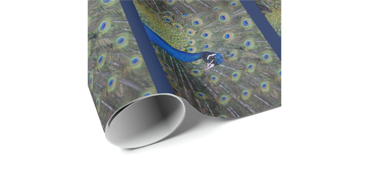 Peacock Wrapping Paper | Zazzle
