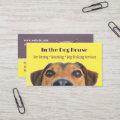 Peaking Dog and Cat Pet Services Business Card | Zazzle