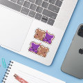 Peanut Butter and Jelly BBF's Kawaii Stickers | Zazzle