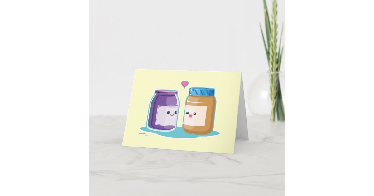 Peanut Butter and Jelly Card | Zazzle