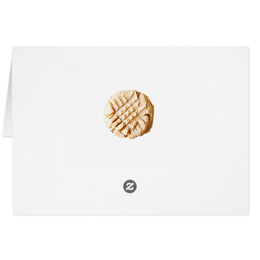 Peanut Butter Cookie Recipe Card | Zazzle