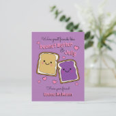 Peanut Butter Jelly Classroom Valentine PBJ Card | Zazzle