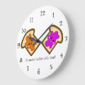 Peanut-butter-jelly Time Wall Clock | Zazzle