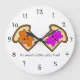 Peanut-butter-jelly Time Wall Clock | Zazzle