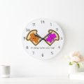 Peanut-butter-jelly Time Wall Clock | Zazzle