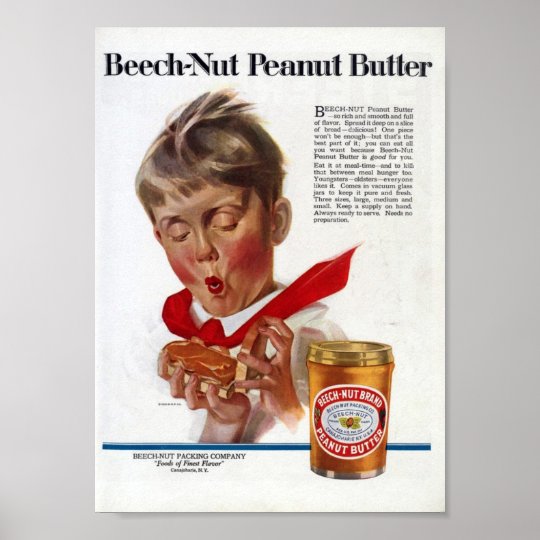 Peanut Butter Poster | Zazzle.com