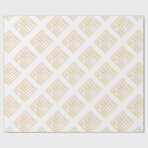 Peanut Butter Wrapping Paper | Zazzle