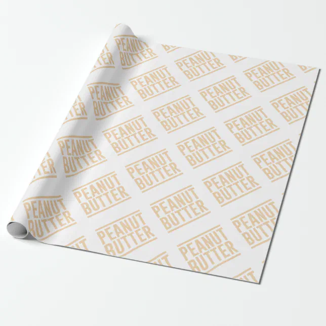 Peanut Butter Wrapping Paper | Zazzle