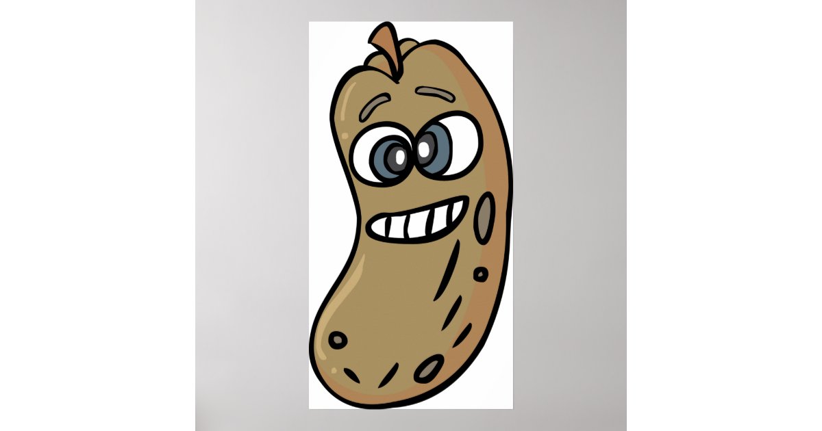 Peanut Face Poster | Zazzle