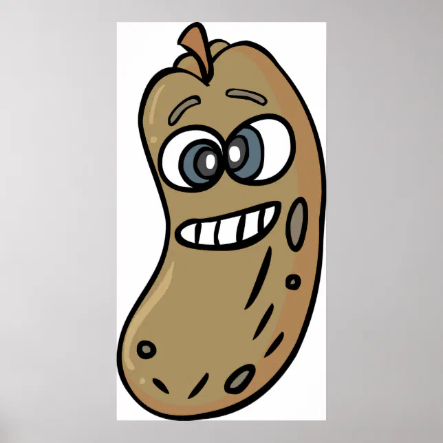 Peanut Face Poster | Zazzle